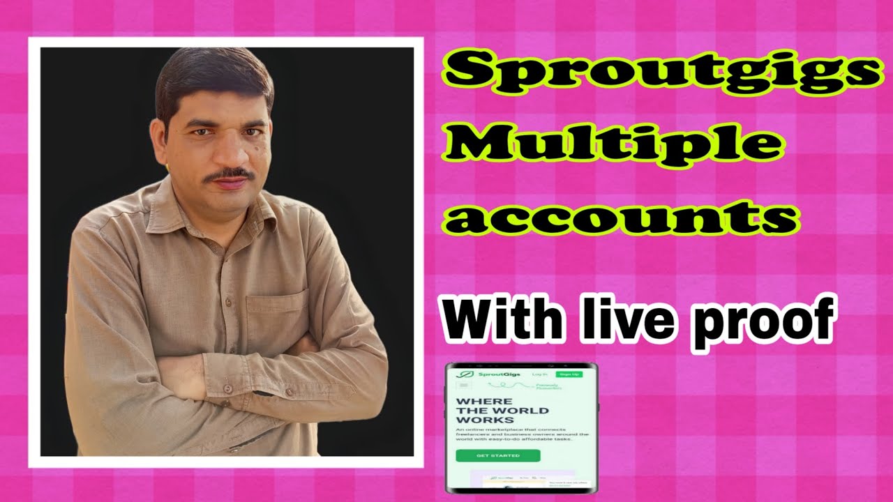 Sproutgigs multiple accounts with live proof|earn money online ...
