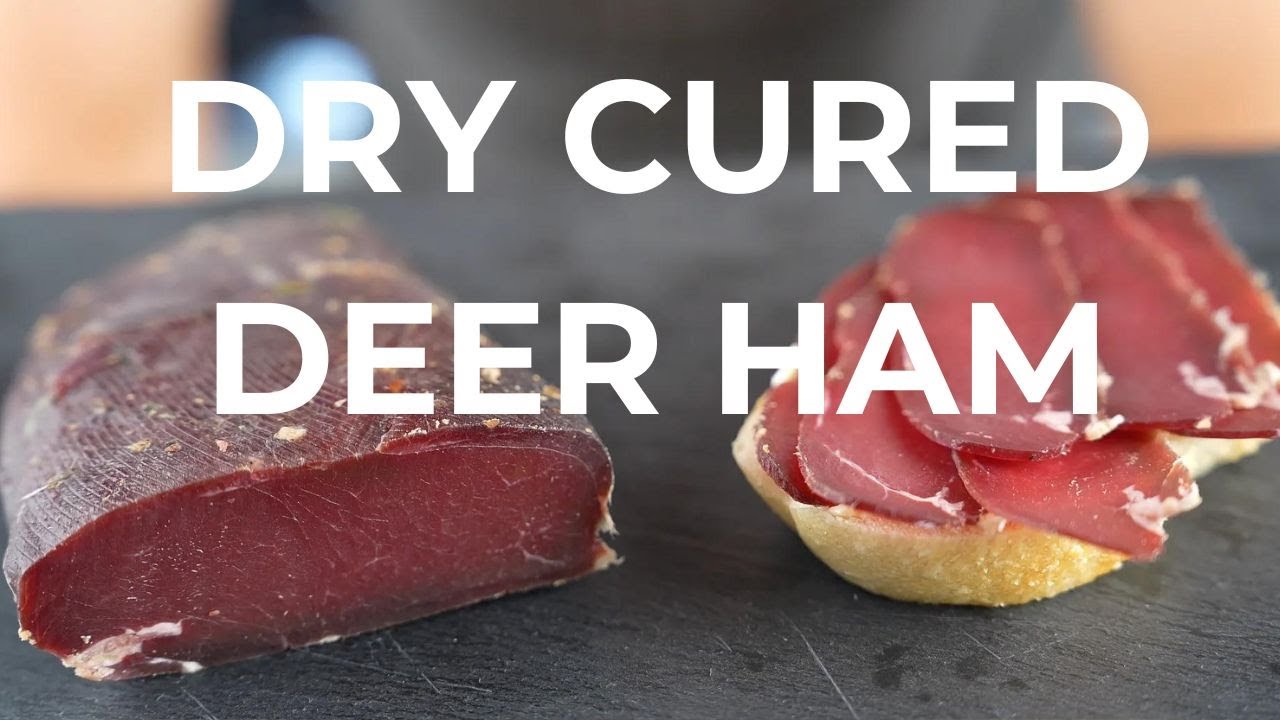 Make your own dry cured deer ham - tasty and tender - YouTube