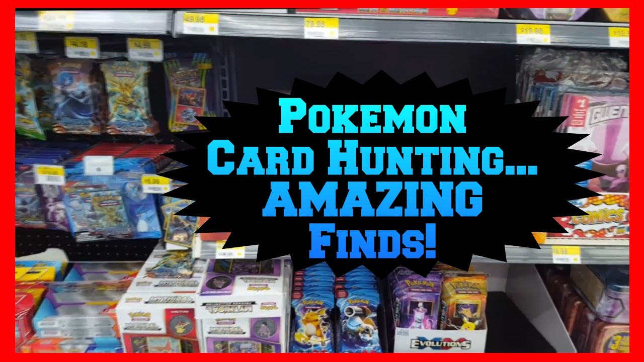 POKEMON CARD HUNTING At Walmart & More for NEW Pokemon Boxes - YouTube