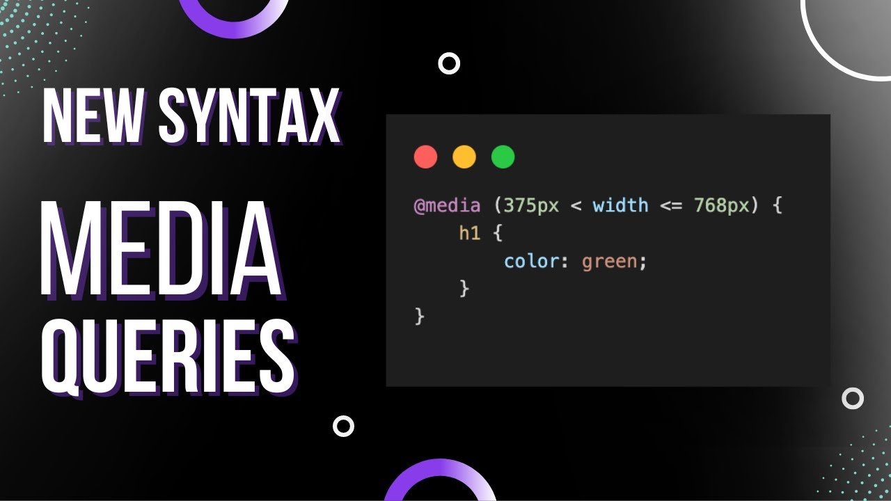 CSS Media Queries are not scary anymore! - YouTube