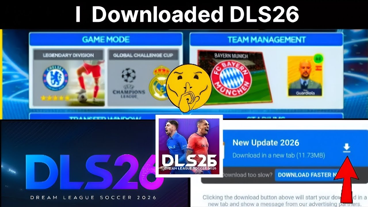 DLS26 How To Download DREAM LEAGUE SOCCER 2026 😱🔥 - YouTube