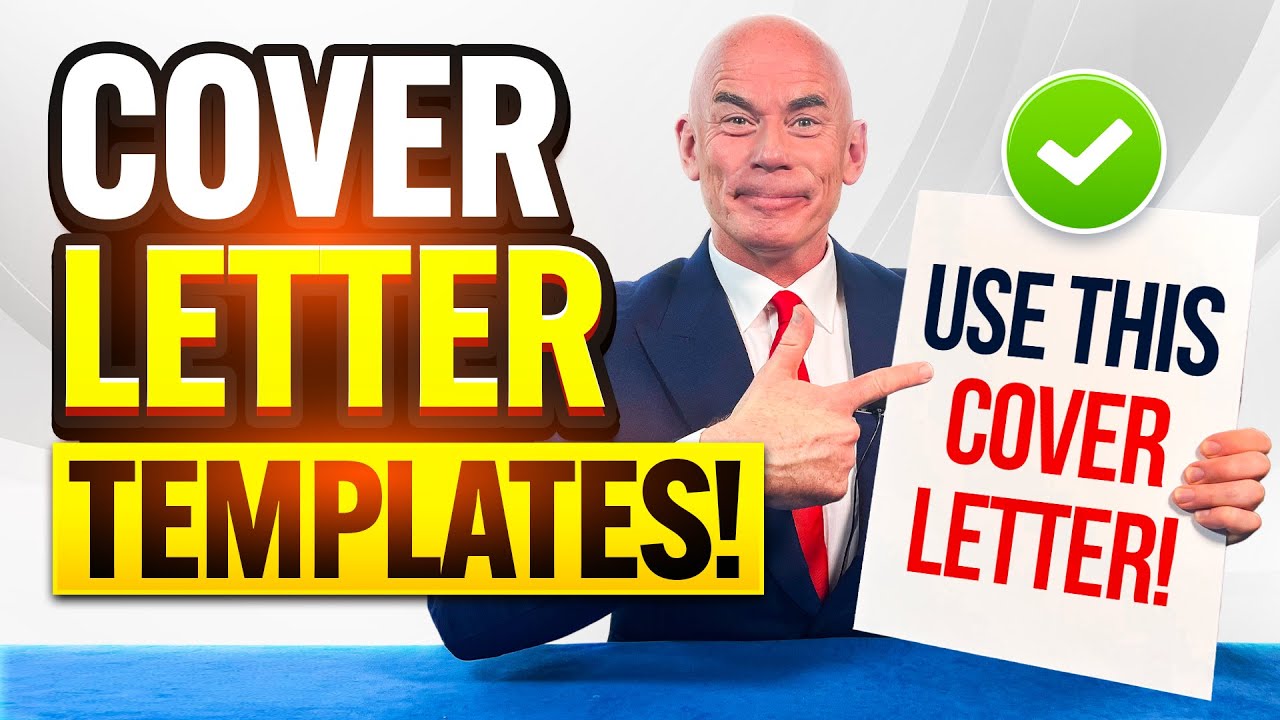COVER LETTER TEMPLATES & JOB APPLICATION LETTERS! (How to WRITE the ...