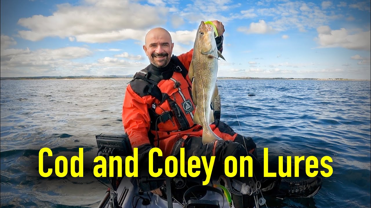 Kayak Sea Fishing UK - Lure Fishing for Cod and Coley in Beadnell ...