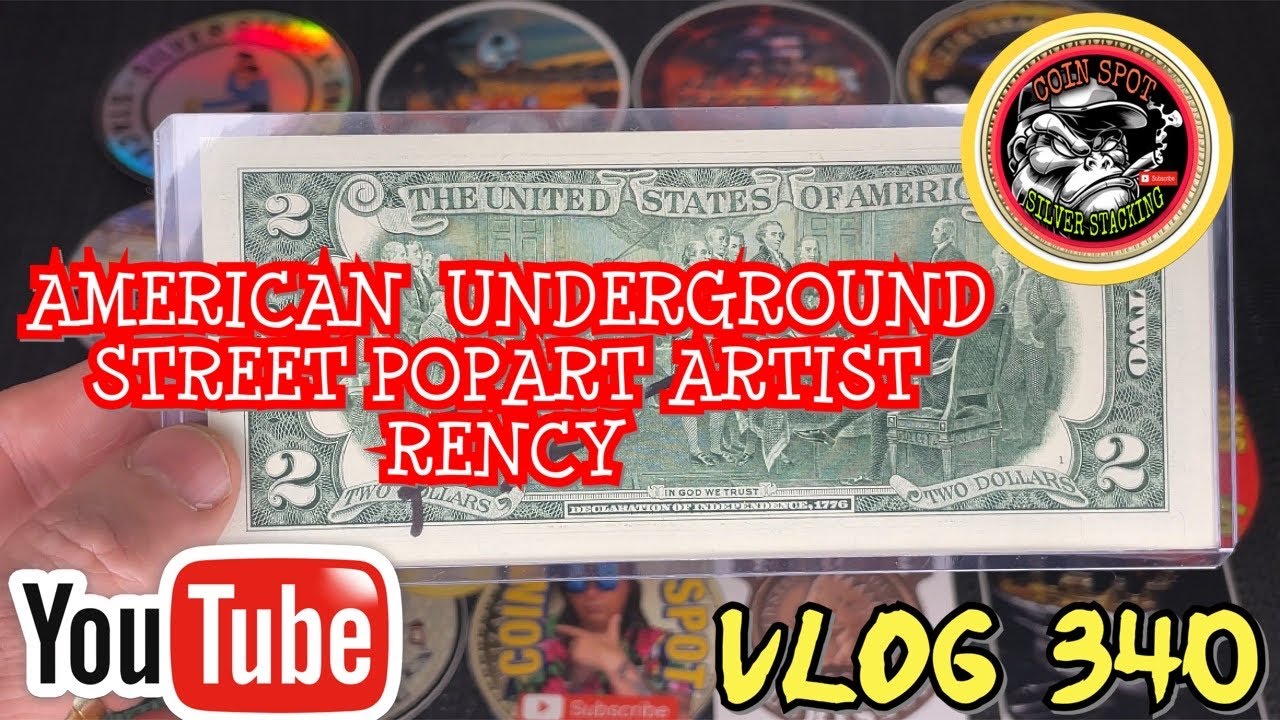ART|BANKNOTE AMERICAN UNDERGROUND STREET ARTIST RENCY.$2 PLANET OF THE ...