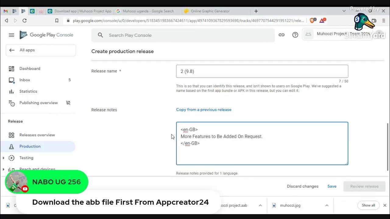 How To Upload Your First Android App on Google PlayStore Easily Made From AppCreator24 - YouTube