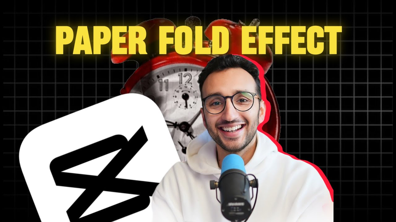How To Create Ali Abdaal's Paper Fold Effect In Capcut - YouTube