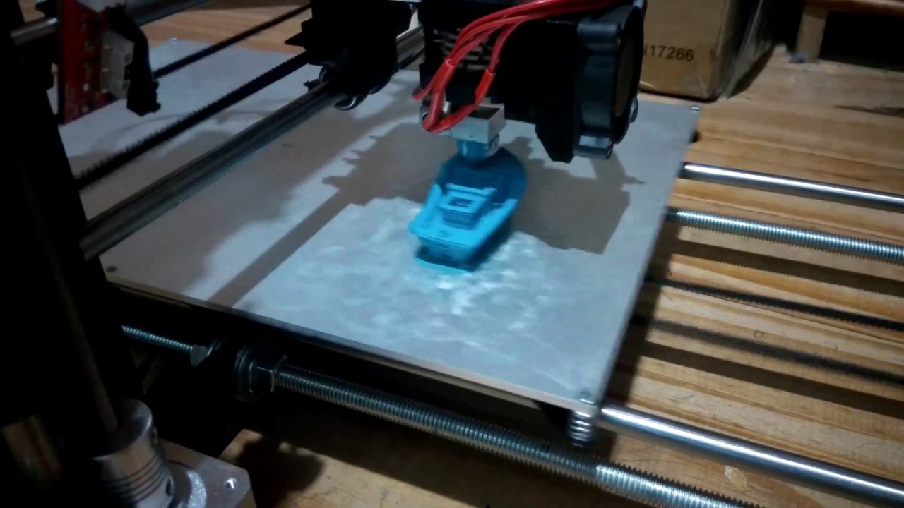 Bench Boat Timelapse - 3d Printer - YouTube