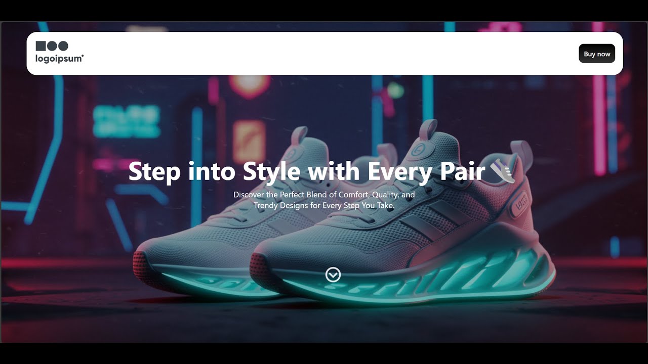 Complete Your Hero Section: Adding Content with HTML & CSS | Shoe Shop ...