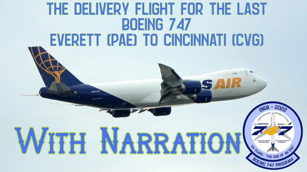 Plane Spotting at Cincinnati-Northern Kentucky CVG. Last Boeing 747 ...