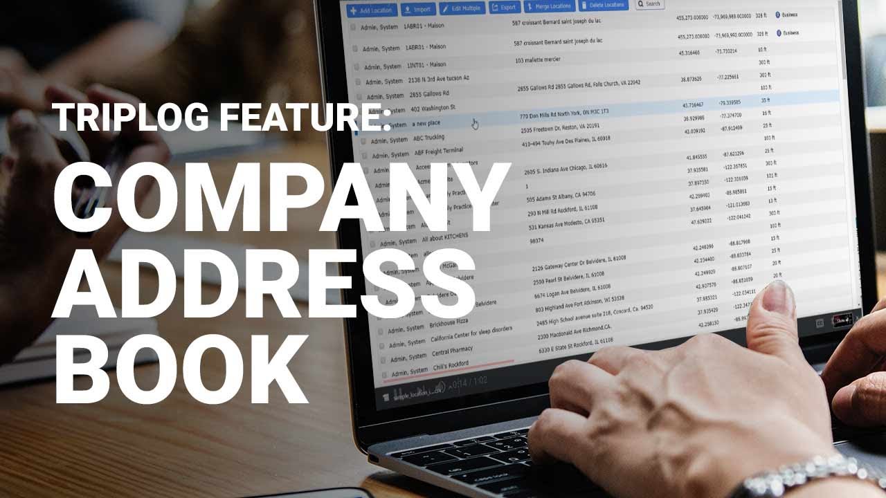 Company Address Book - YouTube