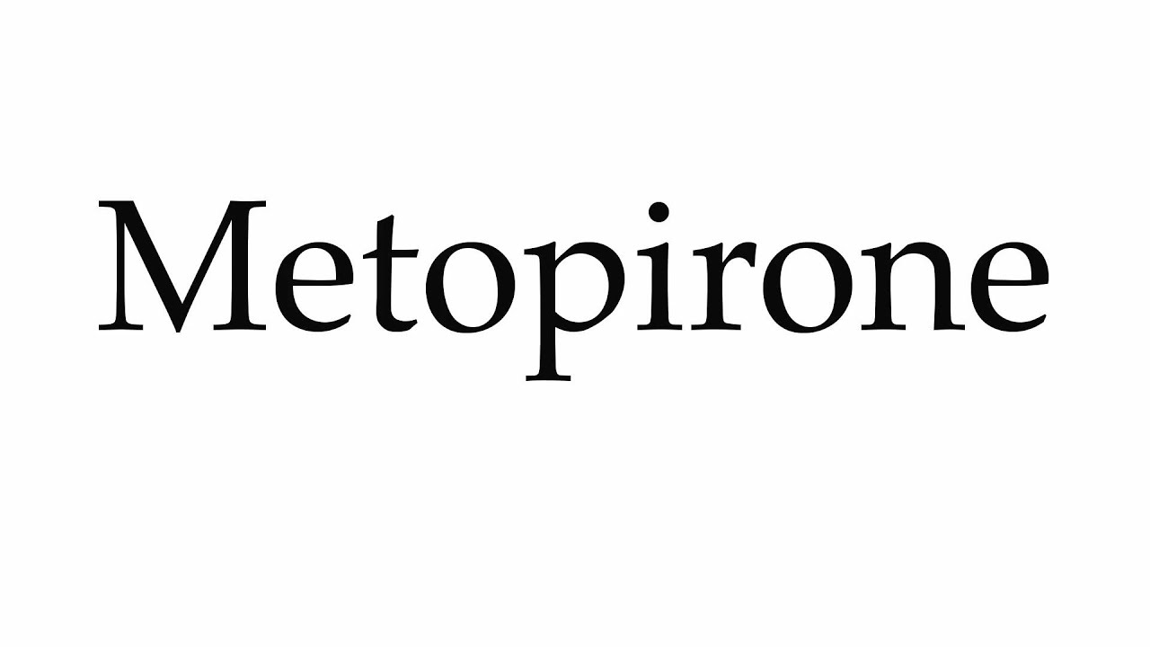 How to Pronounce Metopirone - YouTube