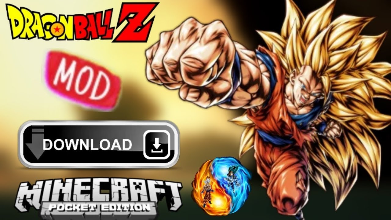 Minecraft Dragon Ball Z (Goku) Mod For Pocket Edition - YouTube