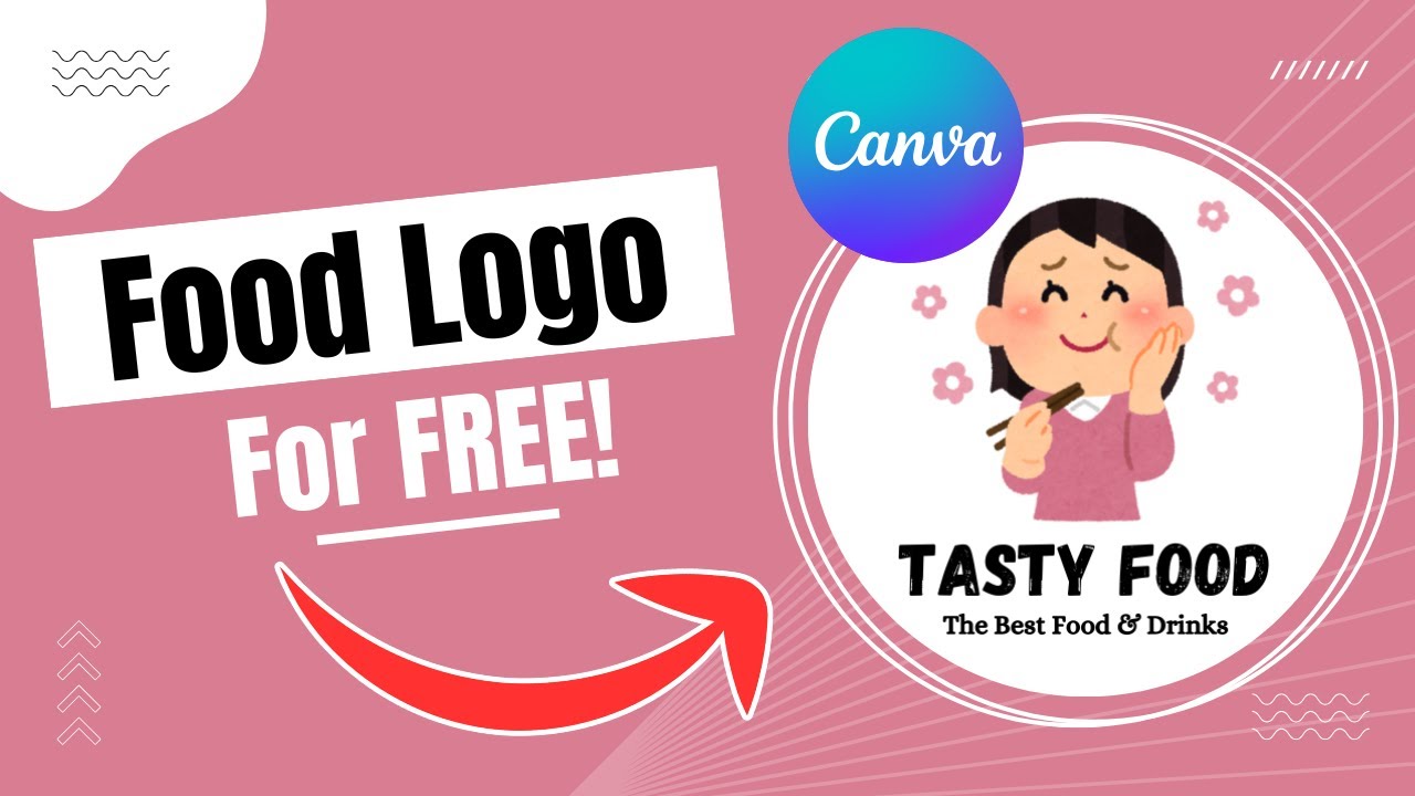 How To Create Food Logo In Canva & Restaurant Logo For Free | Canva ...
