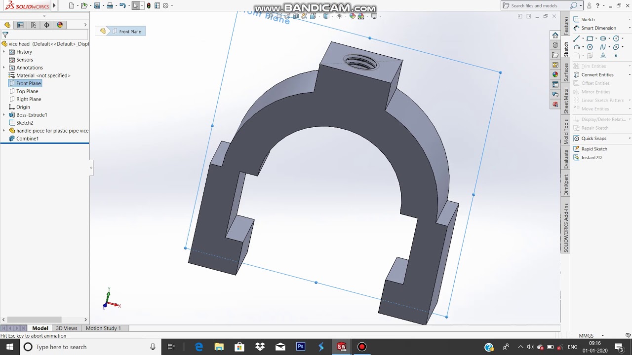 Assembly of pipe vice - YouTube