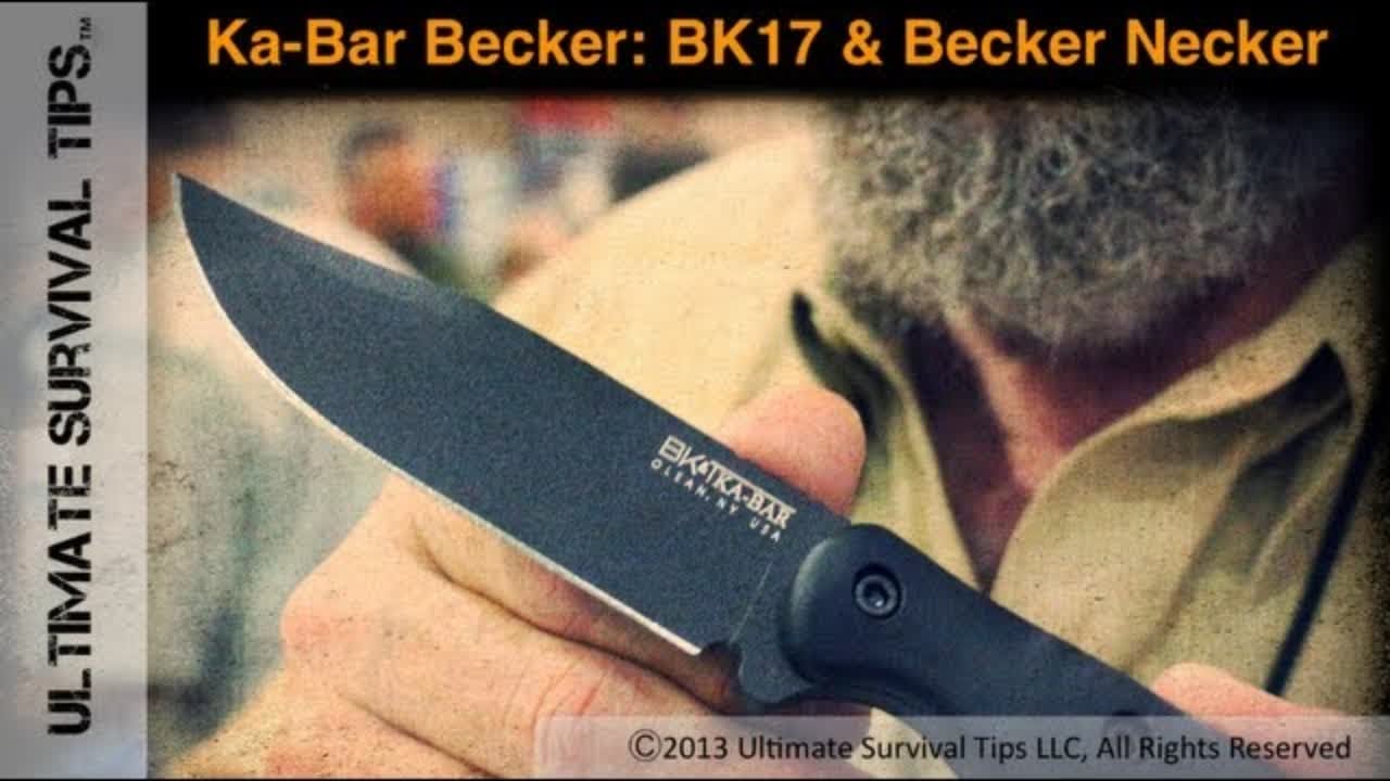 NEW! Ka-bar Becker BK7 and BK11 Neck Knife - Interview with Designer ...