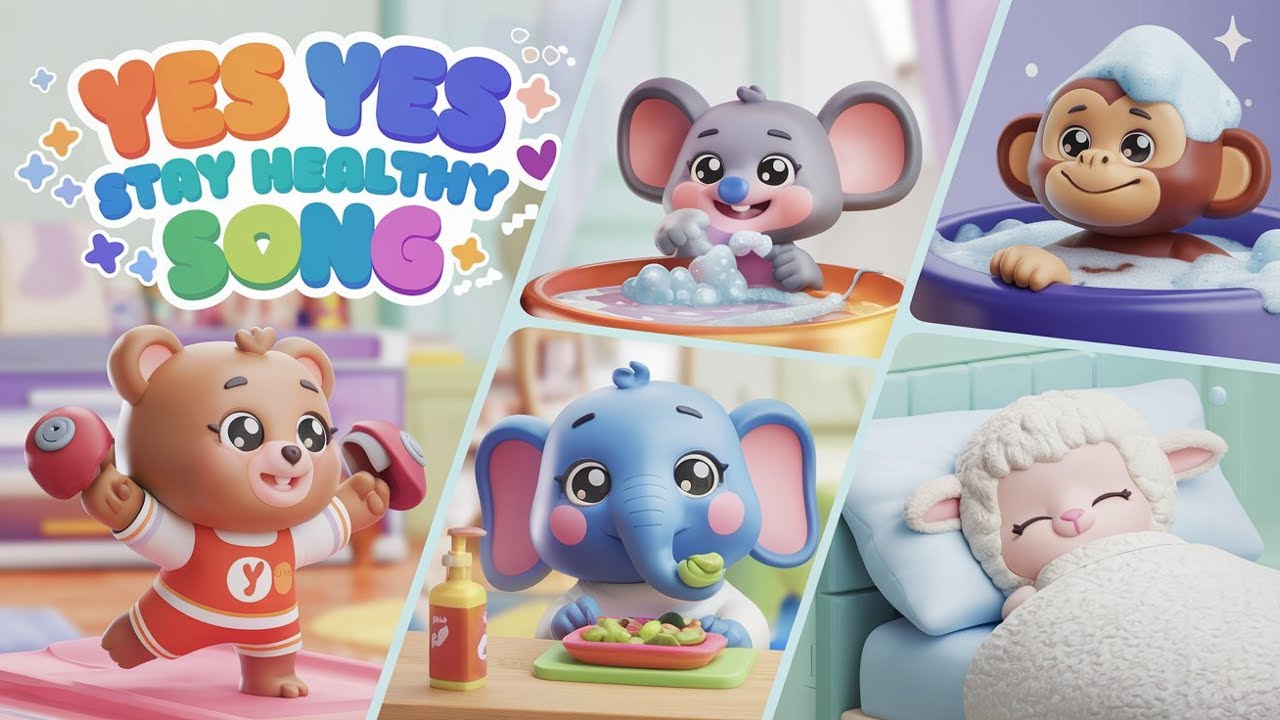 Yes Yes Stay Healthy Song | Kids Songs for Fun & Fitness! - YouTube