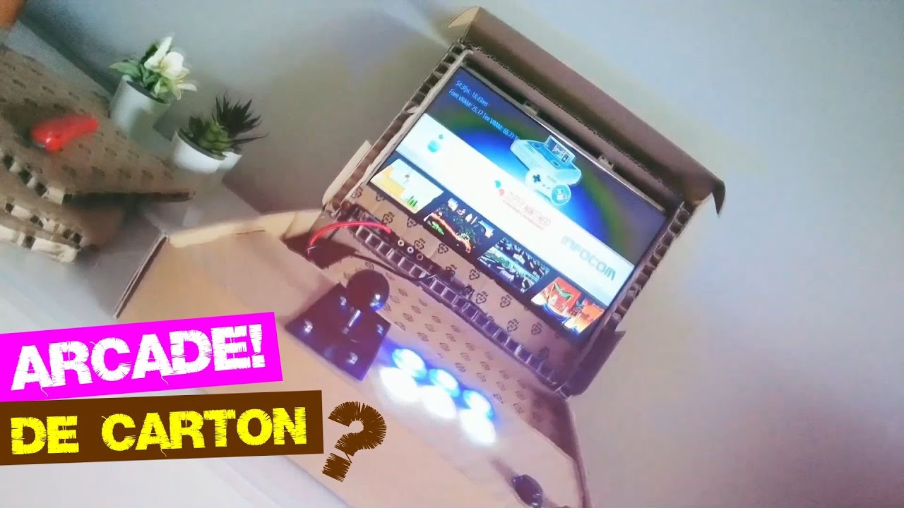 un Arcade de CARTON! 😱😱 - YouTube