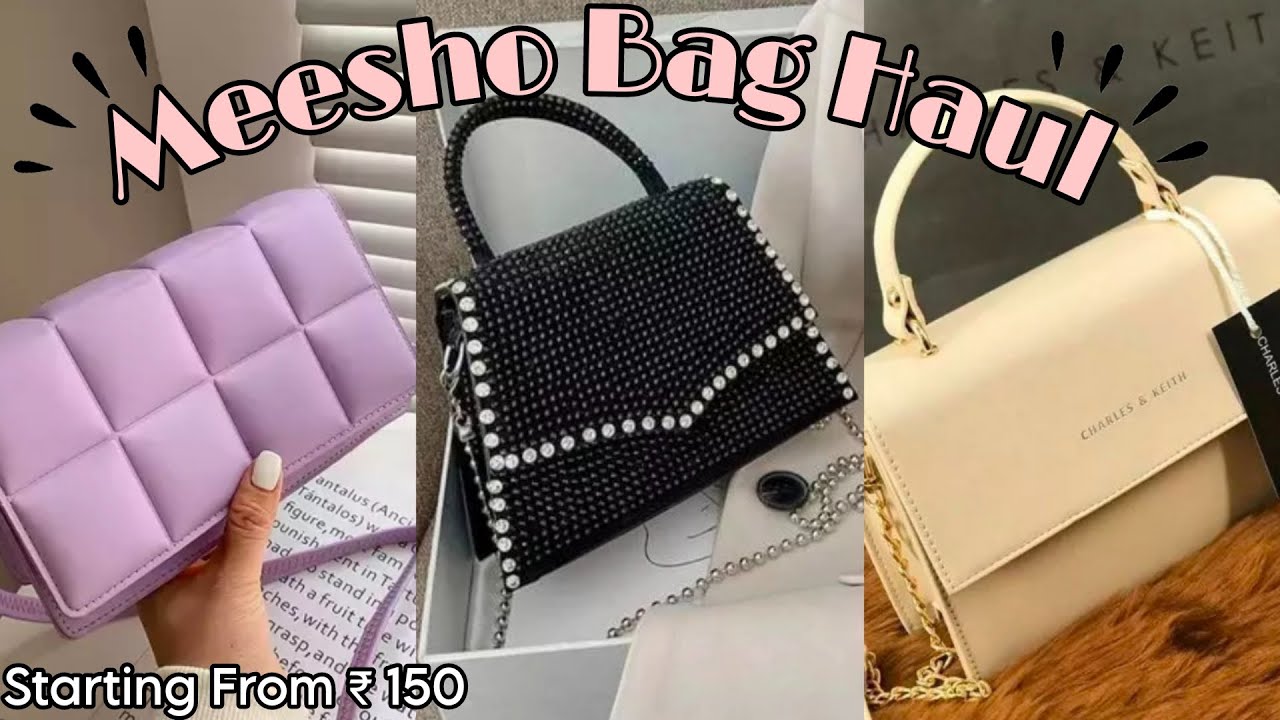 *Meesho Bag Haul* starting From rs150😱 | Honest review - YouTube