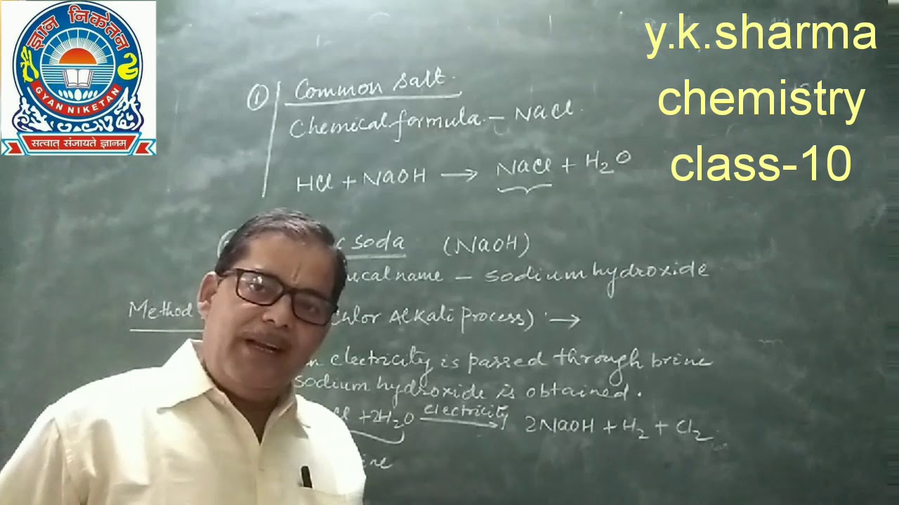 Class-10 Chemistry chapter-2 Topic-preparation of NaCl&NaOH and their ...