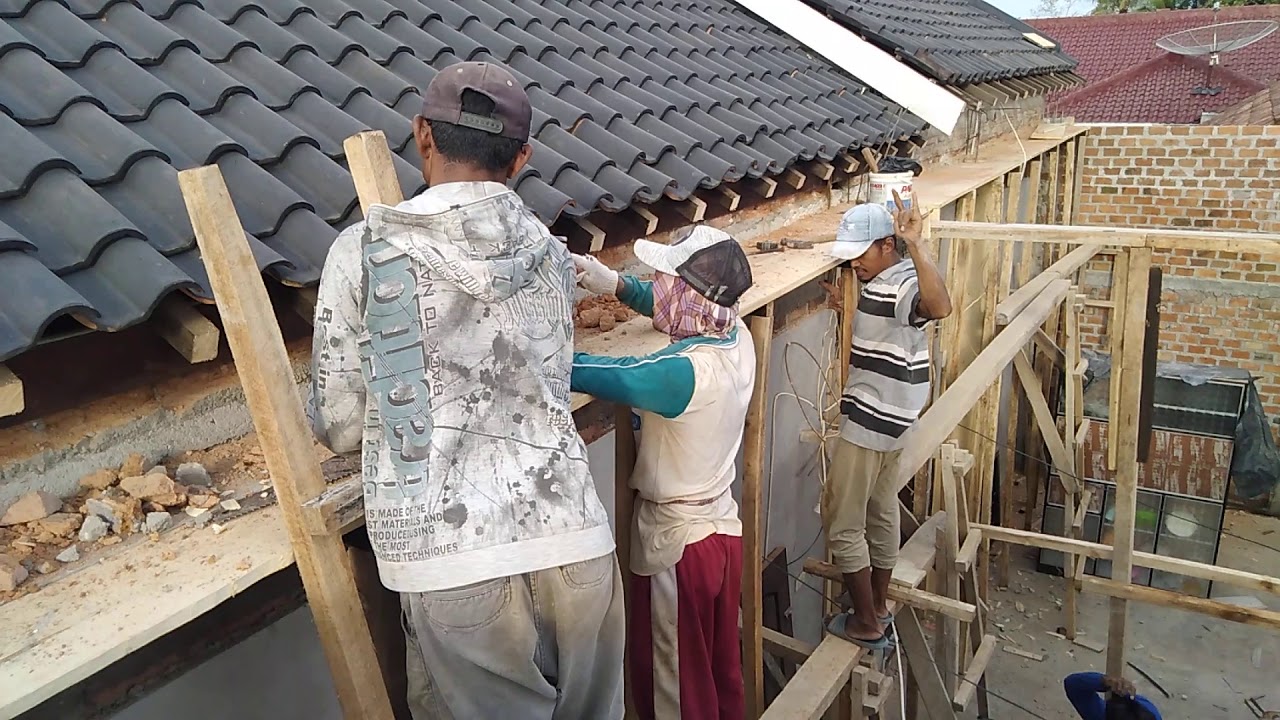 PROSES buat talang cor .. - YouTube