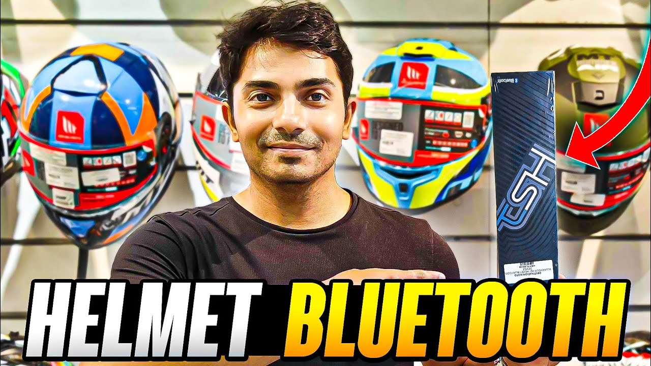 Bluarmor HS1 Helmet Bluetooth Device #communication - YouTube