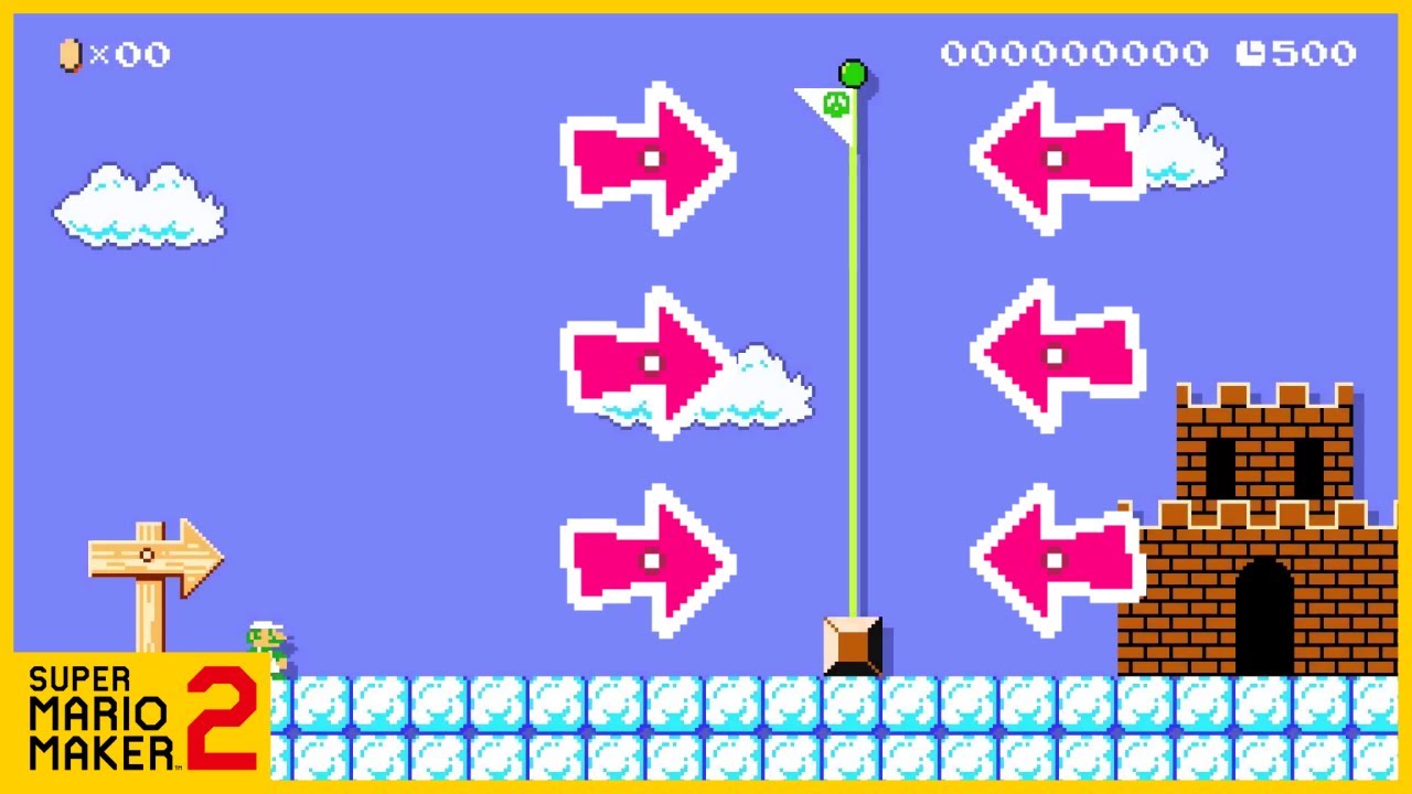 Touch the flagpole to win! // Super Mario Maker 2 Troll Levels - YouTube