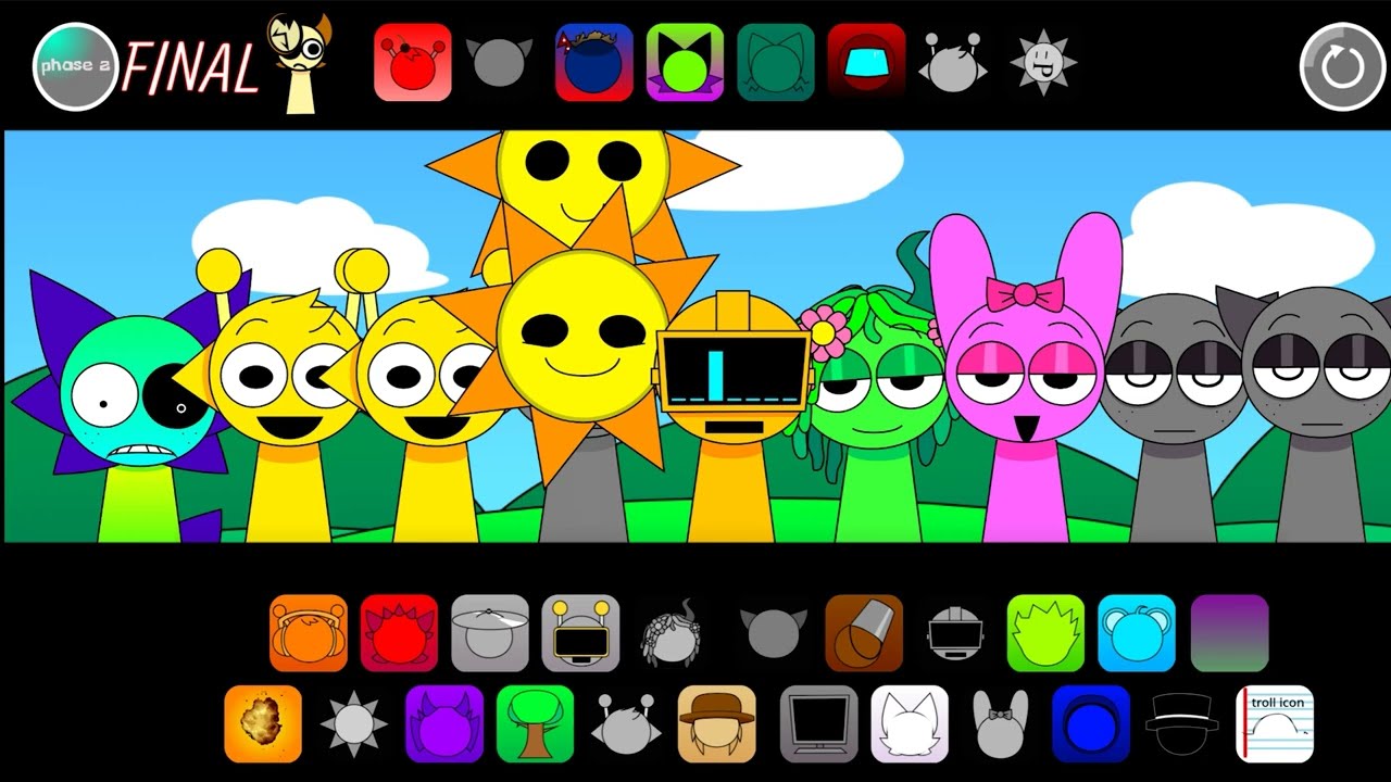 Pyramixed- Animation Finished Sprunki Pyramixed characters (New Mod ...