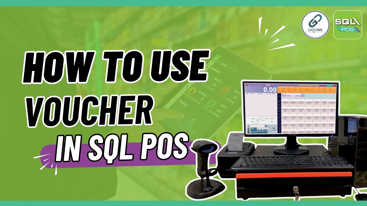 How to use voucher in SQL Pos System - YouTube