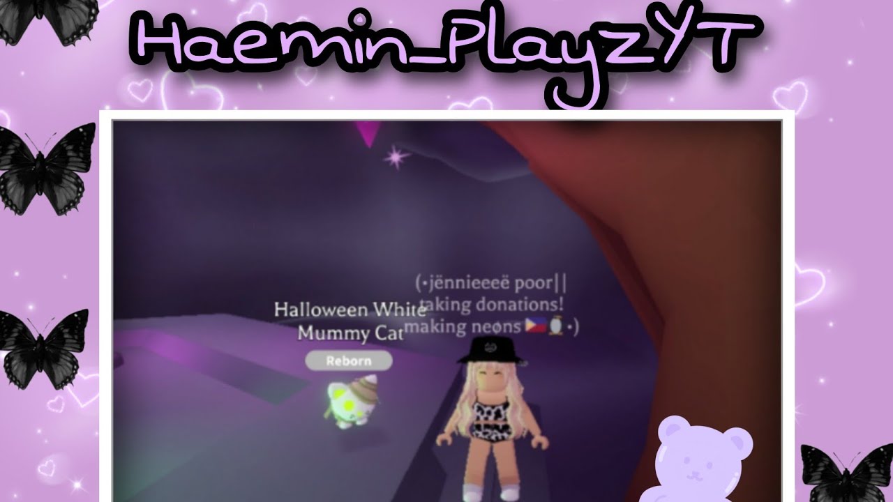 MAKING NEON WHITE MUMMY CAT! Adopt Me - YouTube