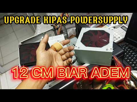 MODIFIKASI KIPAS PSU LAMA HINGGA JARI TERGRINDA - YouTube