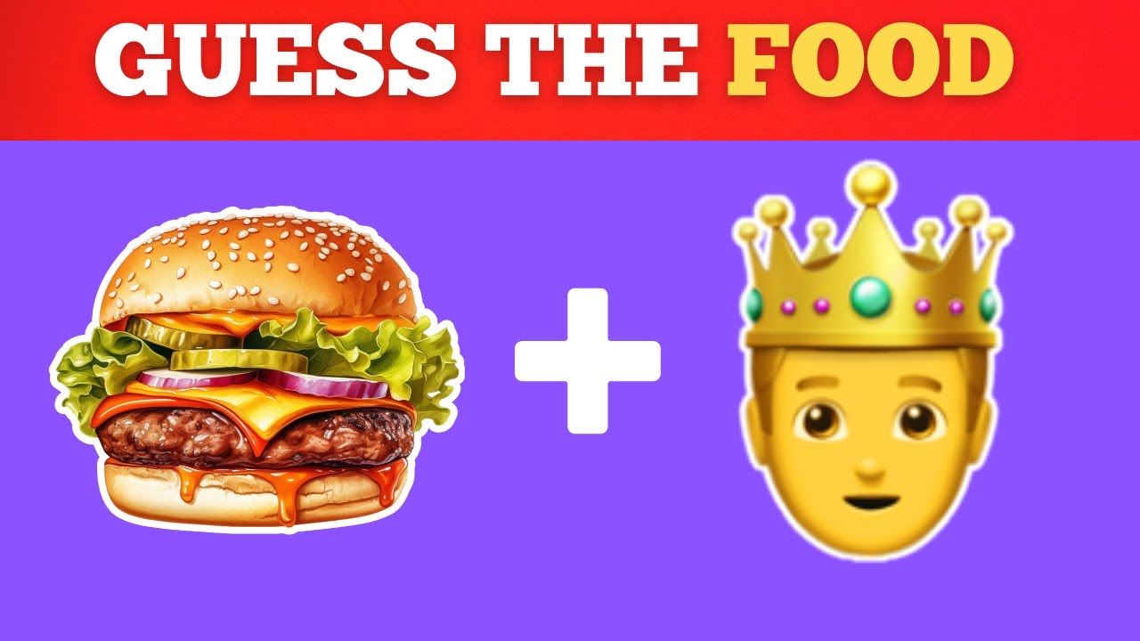 Guess the WORD by Emojis - Food and Drink Edition 🥤🍔🥤JaThinQuiz - YouTube