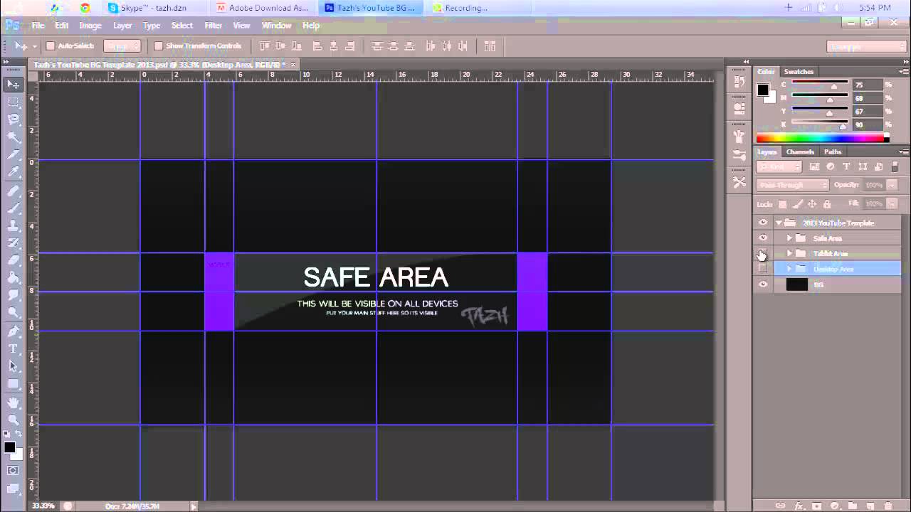 New YouTube Layout (OneChannel) Template *2013* Free Download - YouTube