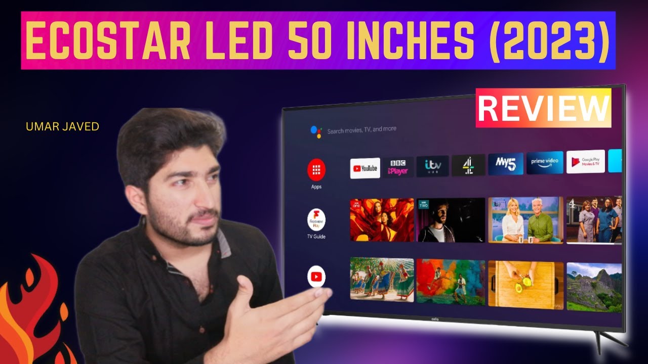 Review of Ecostar Android led 50 inches || UD963 || Umar Javed official. - YouTube