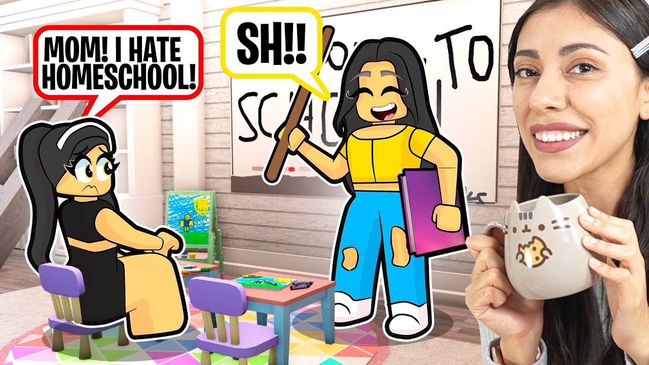 OUR FAMILY'S FIRST DAY of HOMESCHOOL! (Roblox) - YouTube