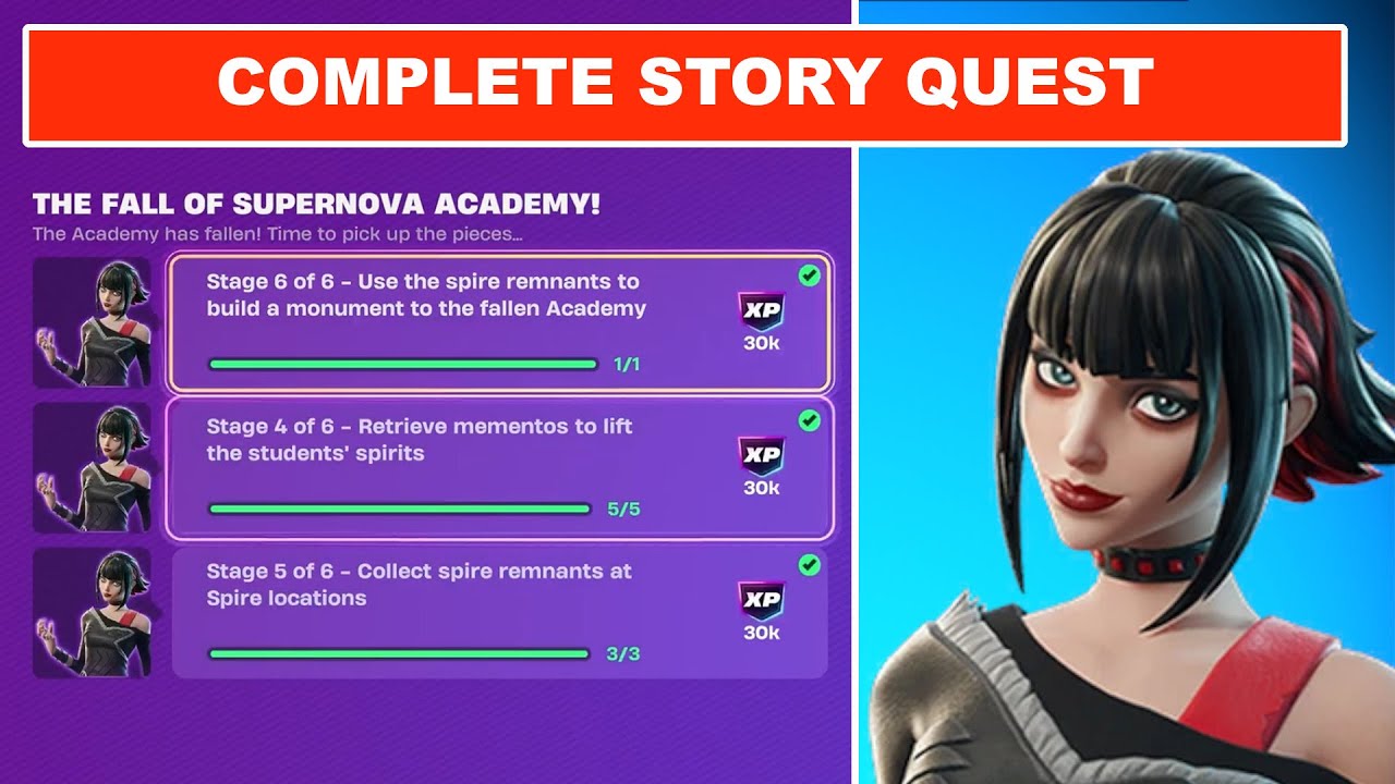 EASY Complete The Fall of Supernova Academy | Supernova Academy Quests ...