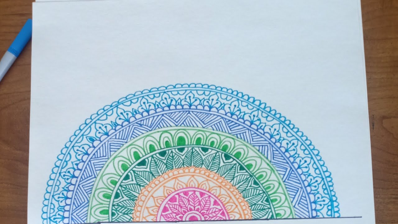 How To Draw Half Circle Mandala Art YouTube how-to-draw-half-circle-mandala-art-youtube