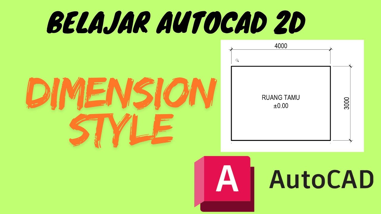 Mengatur Dimension Style Autocad 2D - YouTube