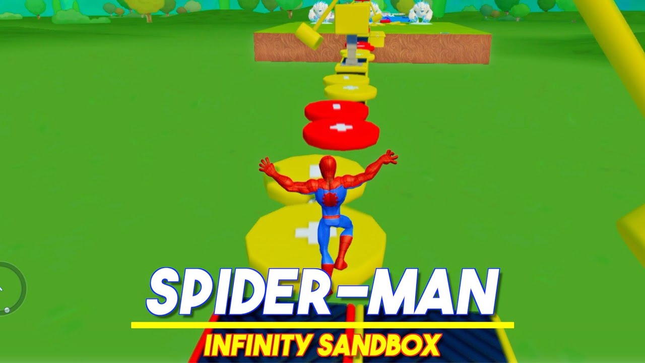 Spiderman Disney Infinity | Red & Yellow Gauntlet | Parkour Spiderman | Infinity Disney - YouTube