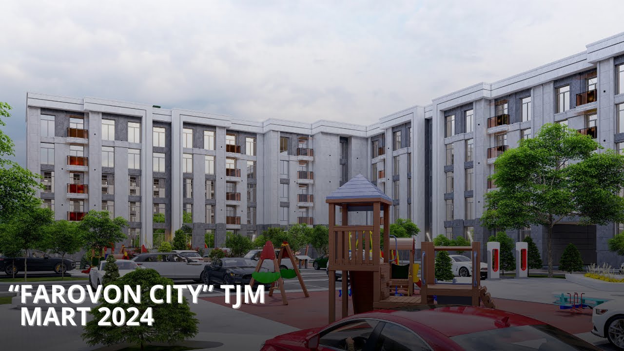 “FAROVON CITY” TJM mart oyi qurilish jarayonlaridan qisqacha - YouTube