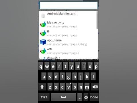 AIDE - Android Java IDE on Galaxy S2 - YouTube