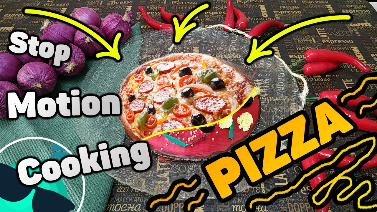Stop Motion Cooking/ ASMR/ Making pizza 12+ - YouTube