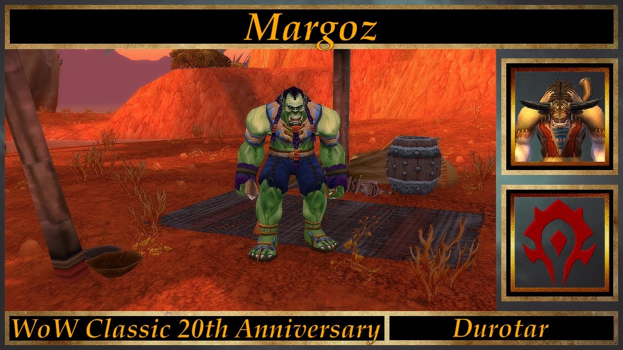 Margoz // World of Warcraft 20th Anniversary - YouTube