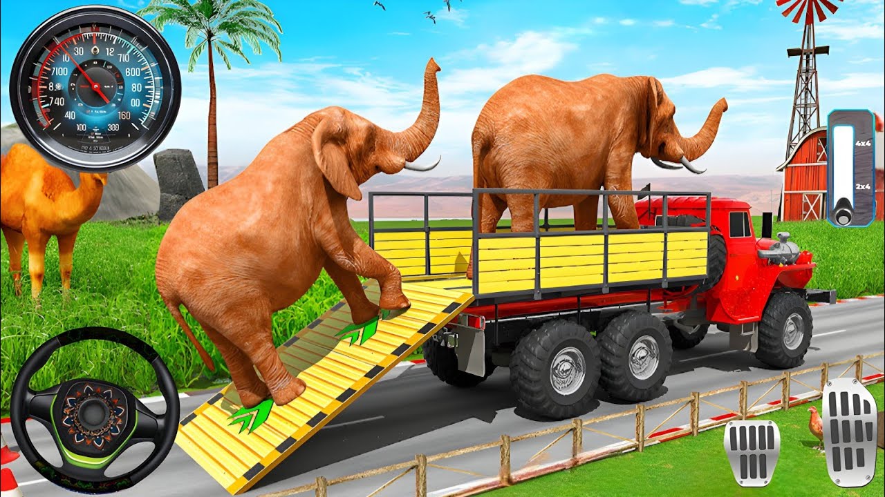 Animal Truck Game Transport 3d - Zoo Animal Transport Simulator 2025 ...