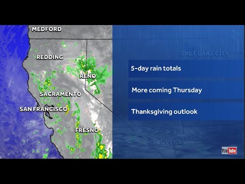 Nice rain numbers for NorCal! A look at the totals and more to come ...