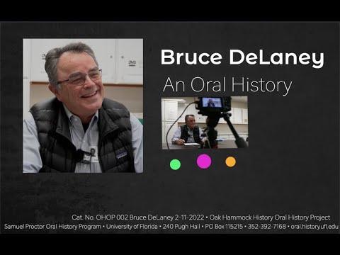 An Oral History With Mr. Bruce DeLaney. February 11, 2022 - YouTube
