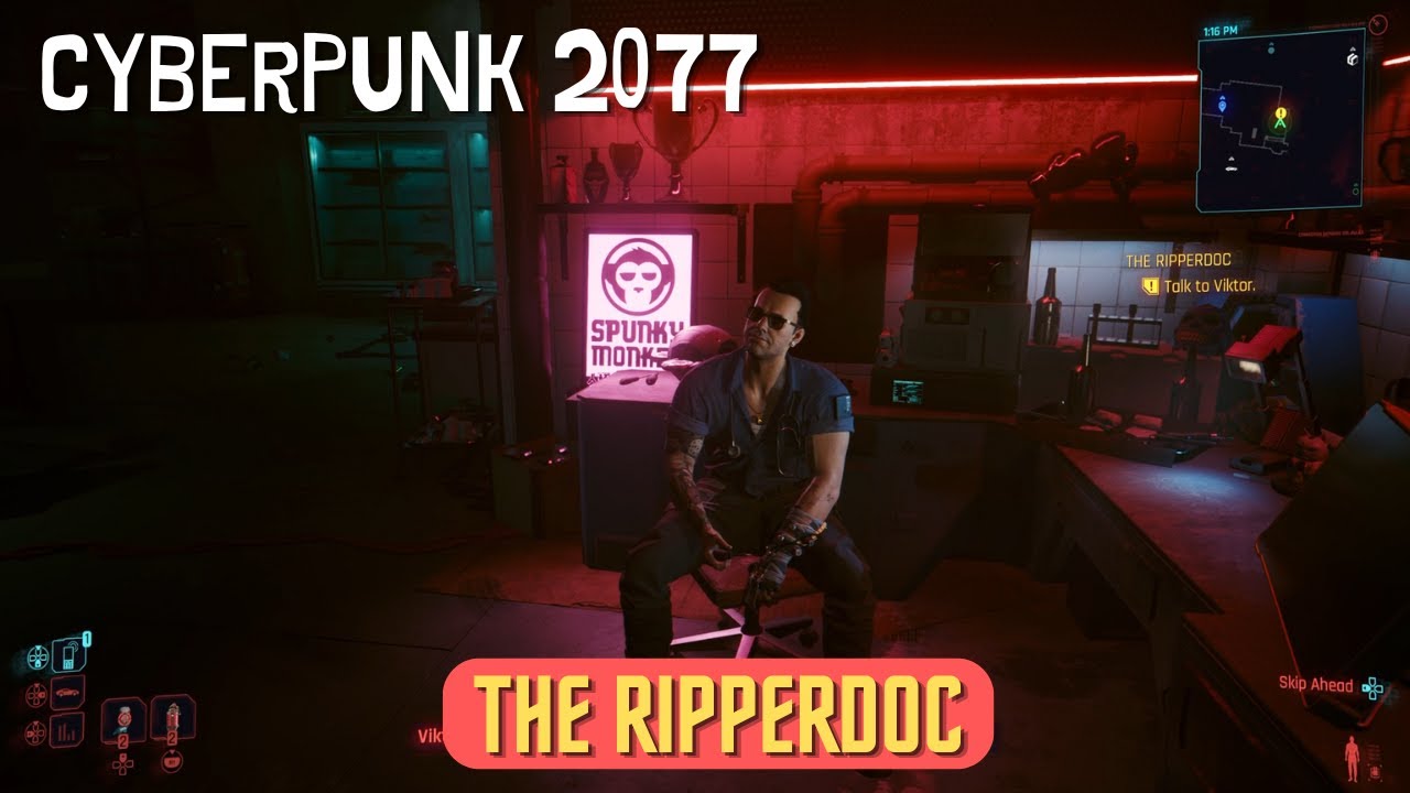 Cyberpunk 2077 - The Ripperdoc Quest Gameplay - YouTube