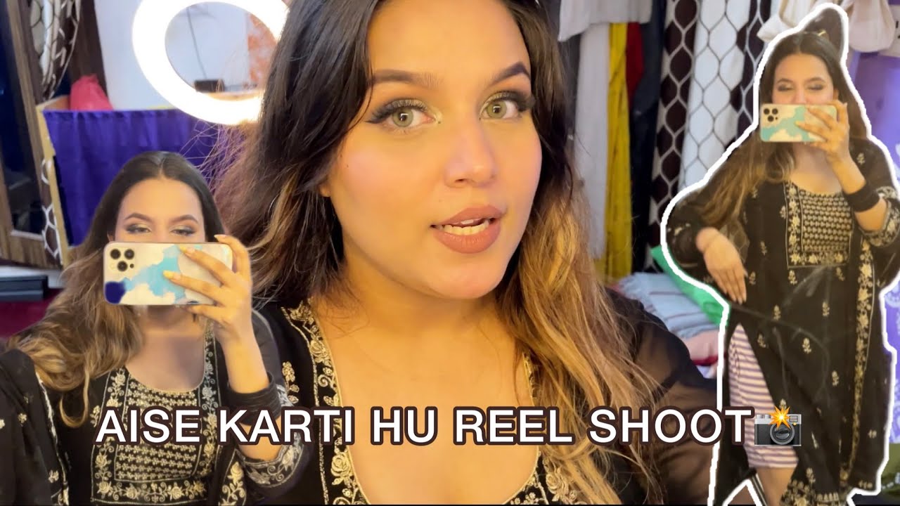 Aise Shoot karti hu Reel!📸 Muskan singh | Behind the shoot - YouTube