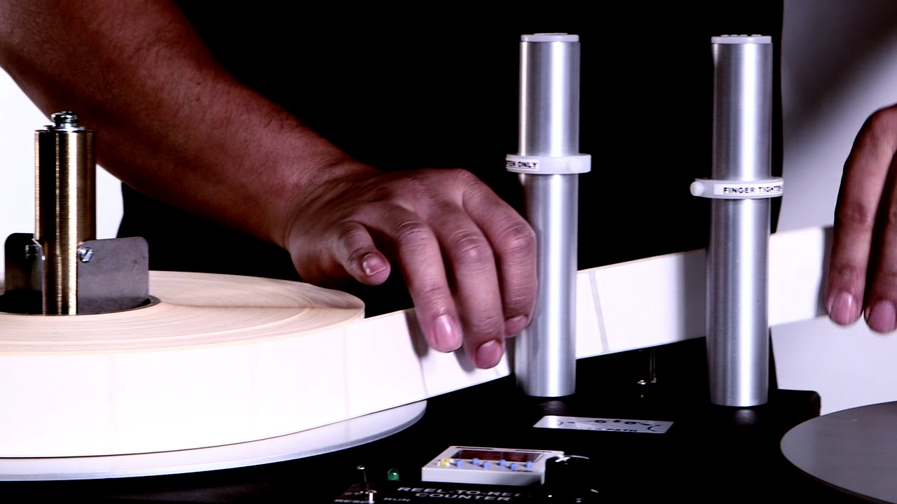 Reel-to-Reel Label Counter Machine | Adjustable Core Holder | RRC-330-A ...