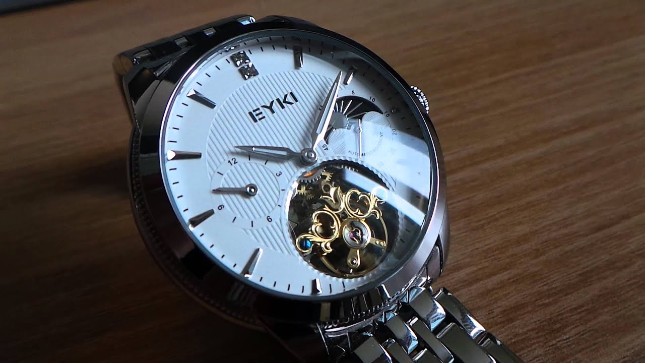 석와치스 EYKI 오토매틱 시계 EY-206 작동영상 - YouTube