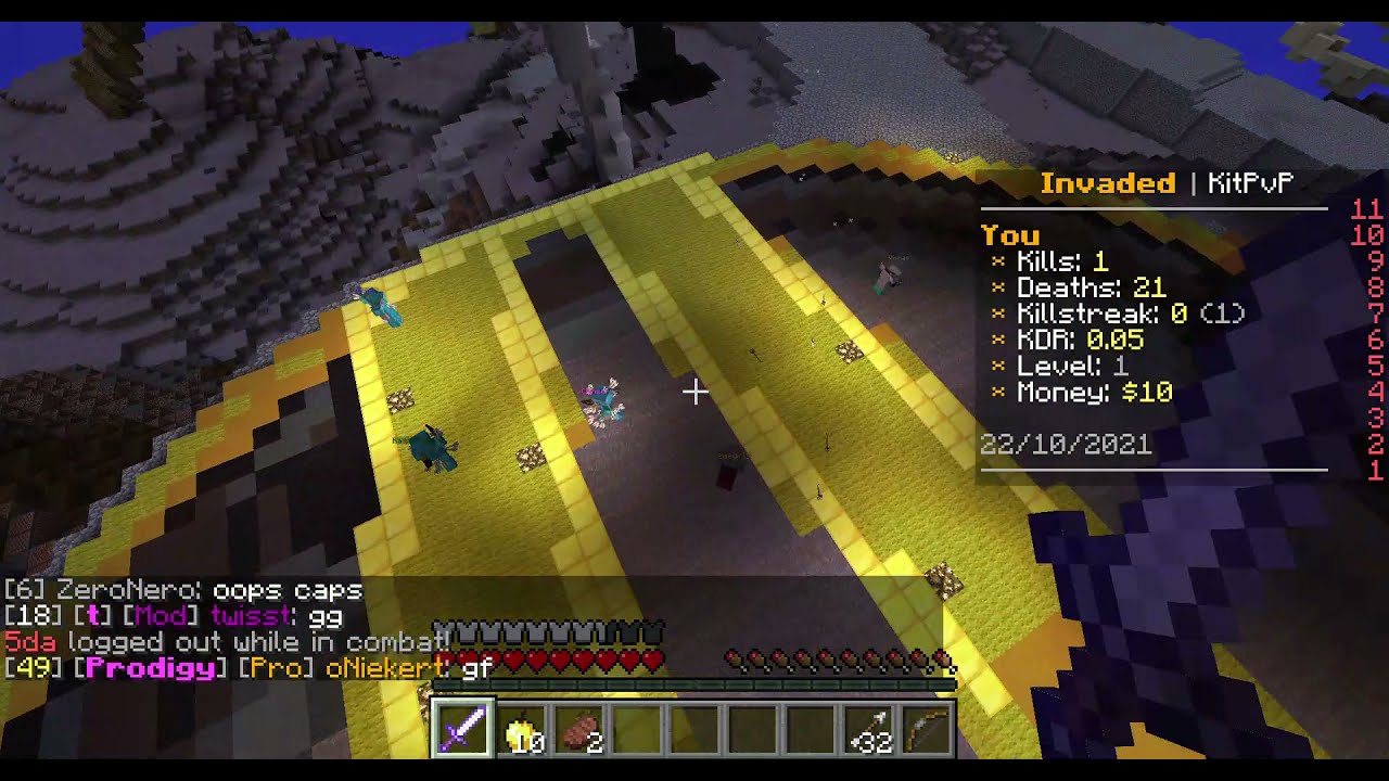 Minecraft 1.8 PVP ON Skeppy's Minecraft Server I am Horrible at 1.8 PVP ...